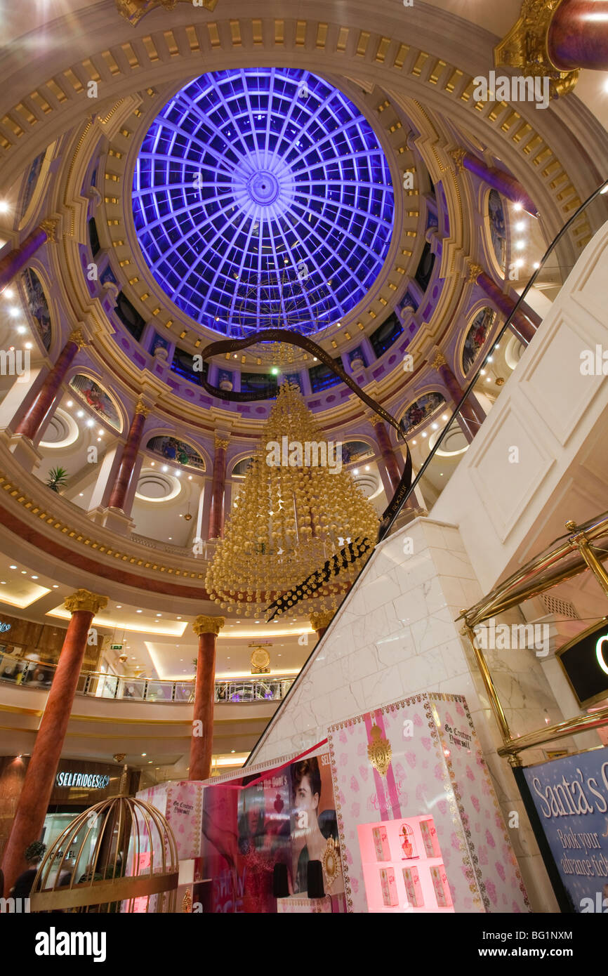 UK, England, Manchester, Trafford Centre, large indoor shopping mall ...