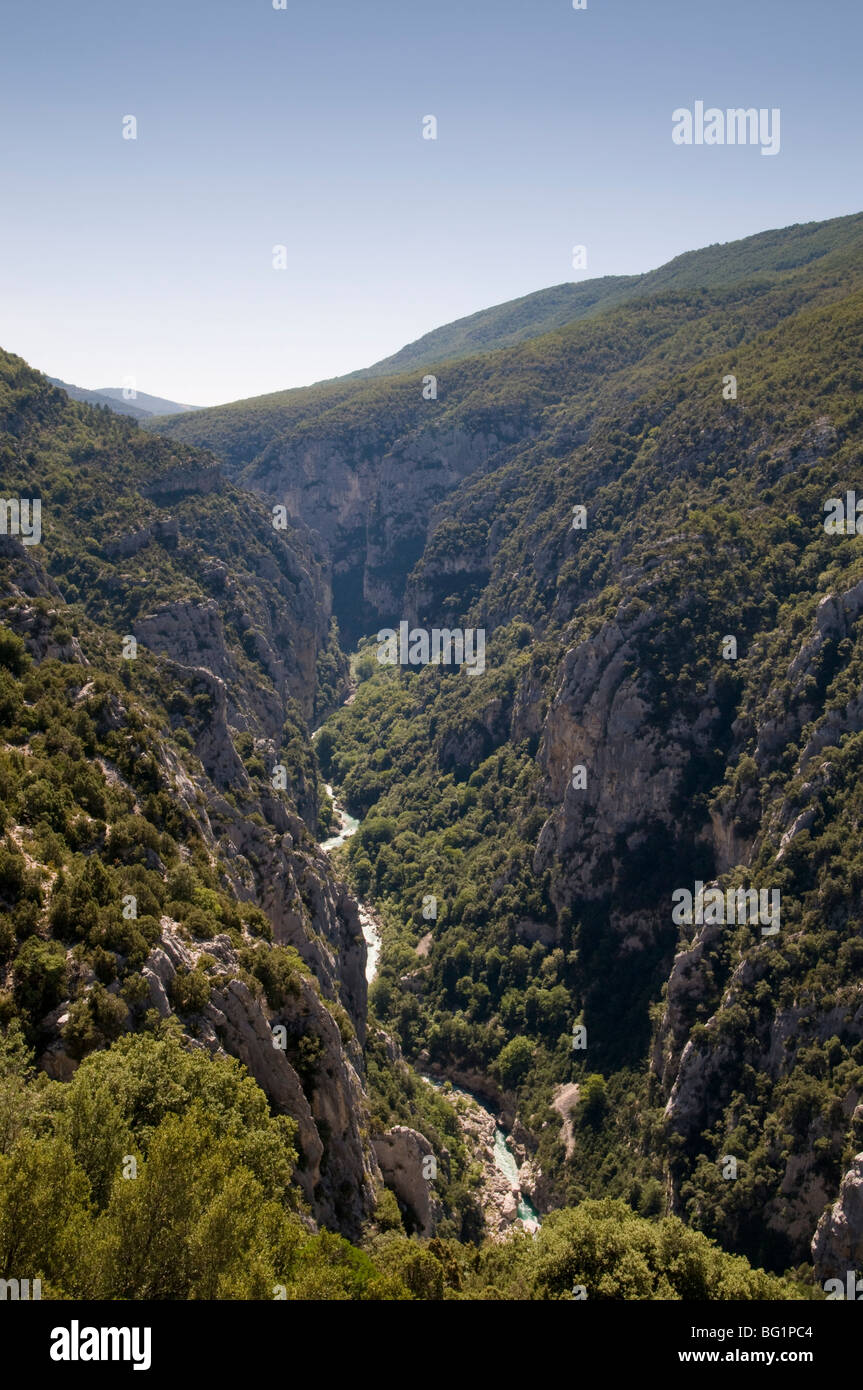 Verdon river, Gorges du Verdon, Provence, France, Europe Stock Photo ...