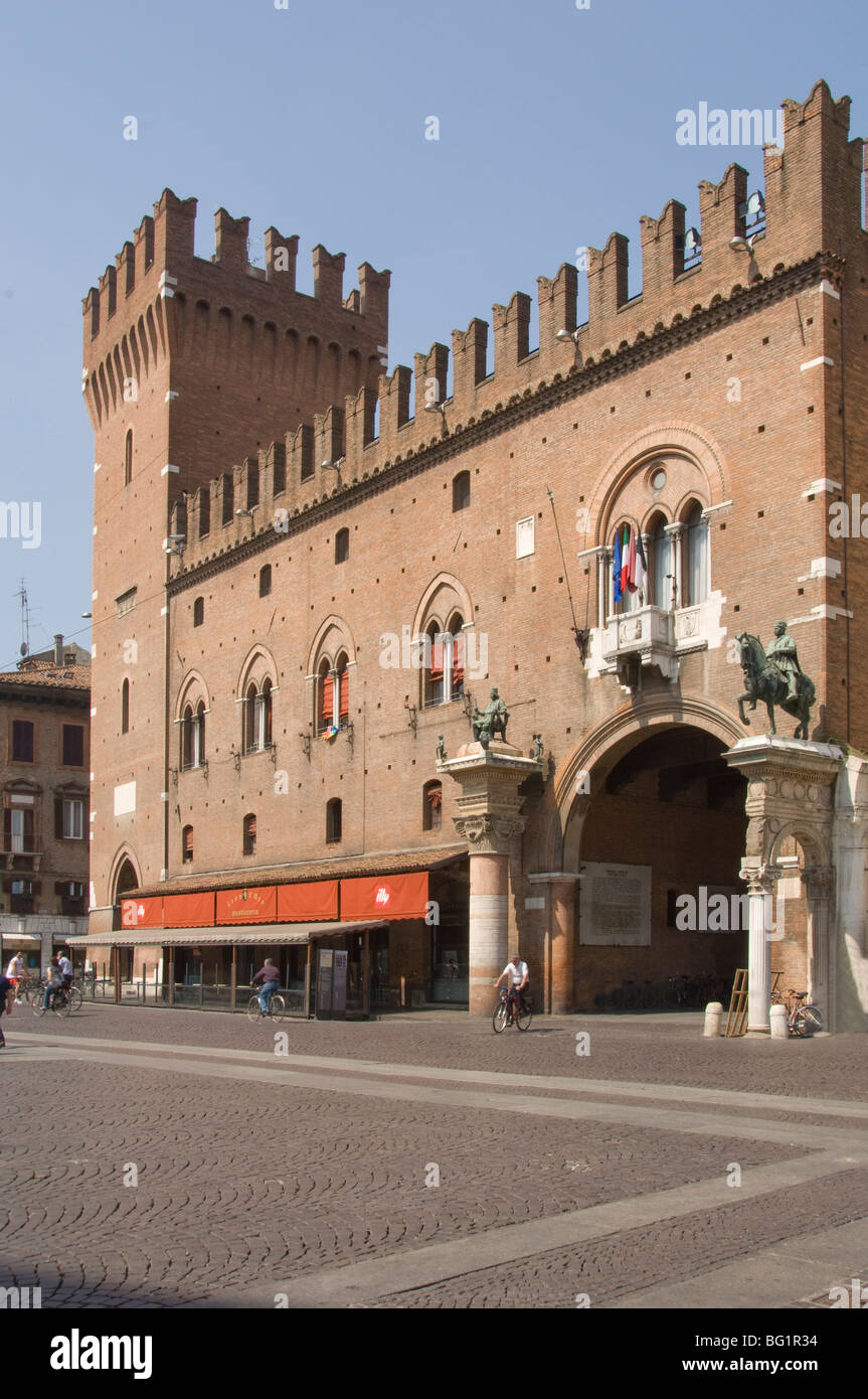 Municipal Buildings, Ferrara, Emilia-Romagna, Italy, Europe Stock Photo ...