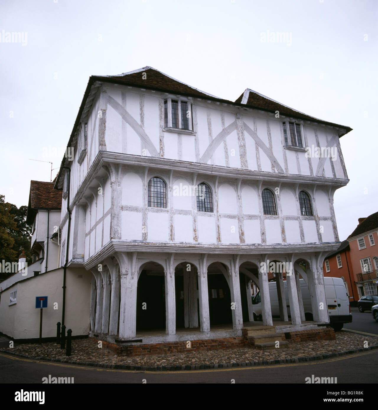 Thaxted Guildhall in Thaxted in Essex in England in Great Britain in ...