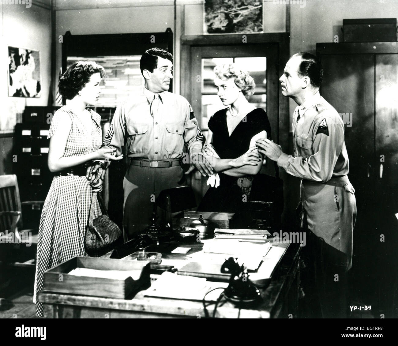 AT WAR WITH THE ARMY 1951 Paramount film with Dean Martin (at left ...