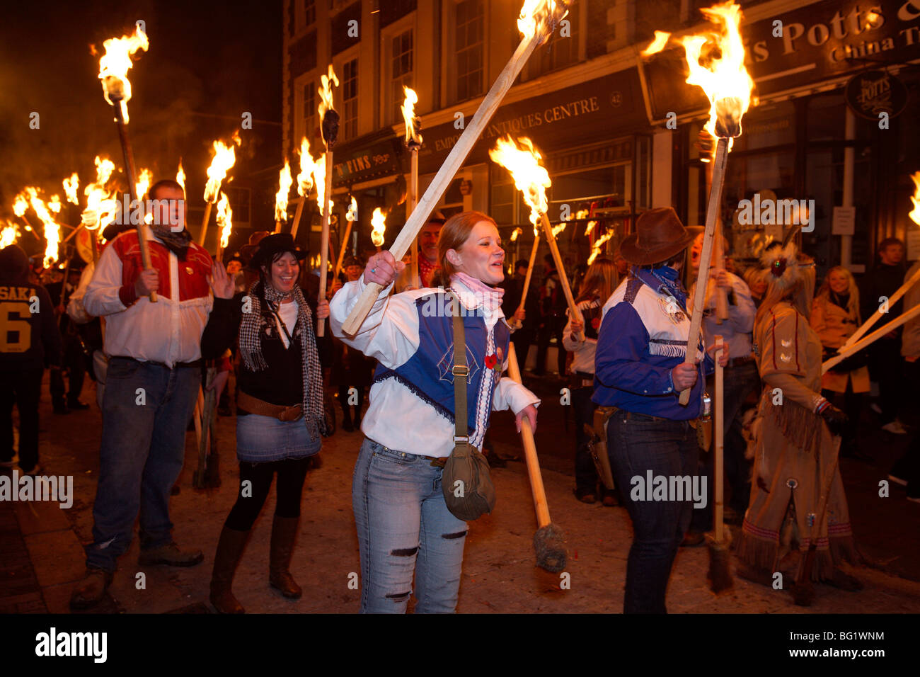 Bonfire Night (Guy Fawkes Night) Lewes, Sussex, England Stock Photo - Alamy