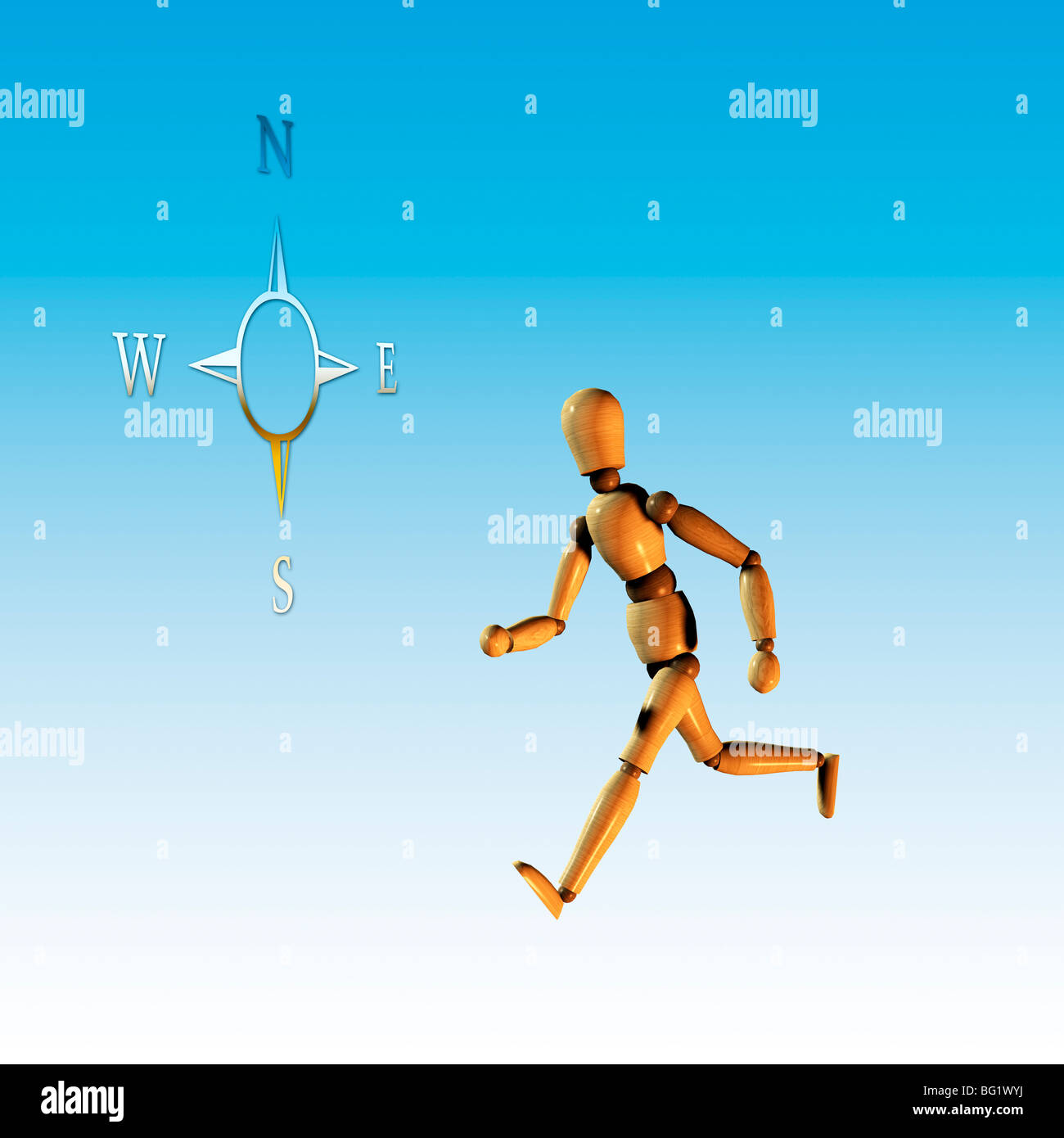 Running mannequin man hi-res stock photography and images - Alamy