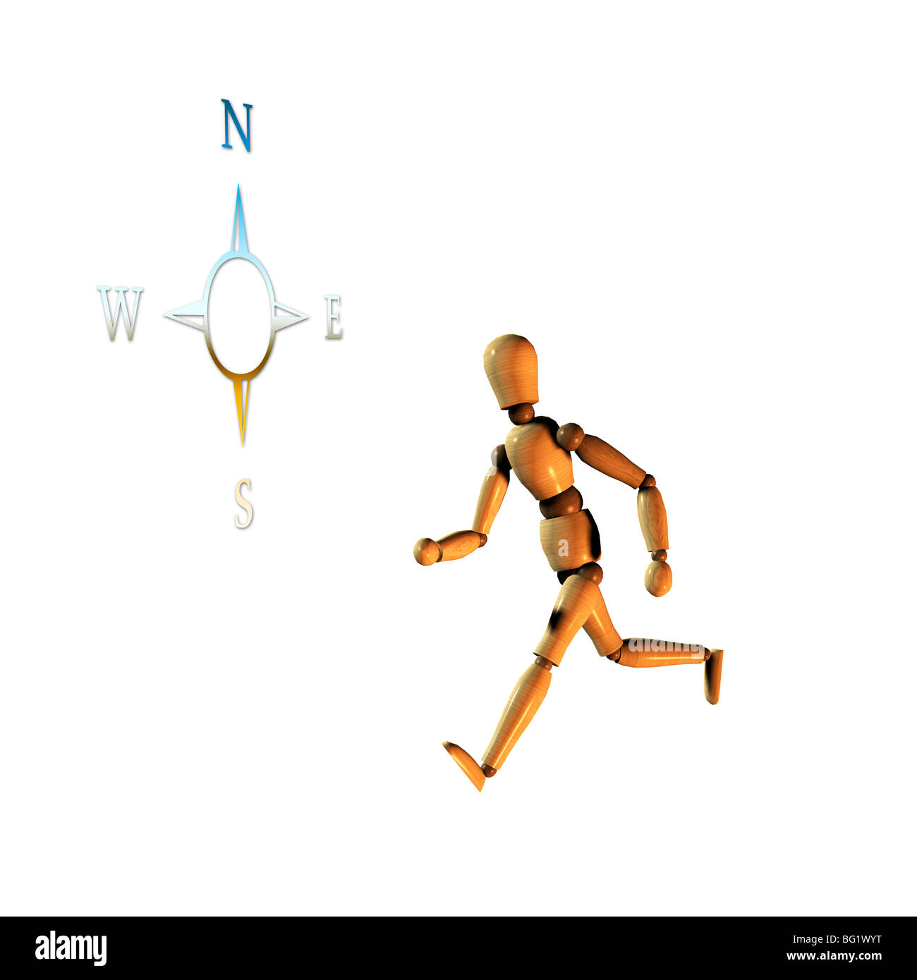 Points of compass Cut Out Stock Images & Pictures - Alamy