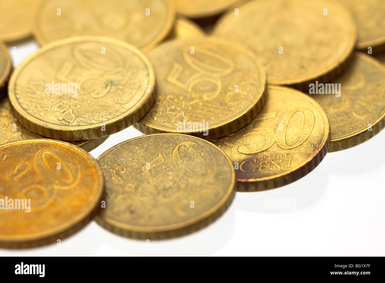 50 euro cent coins hi-res stock photography and images - Alamy