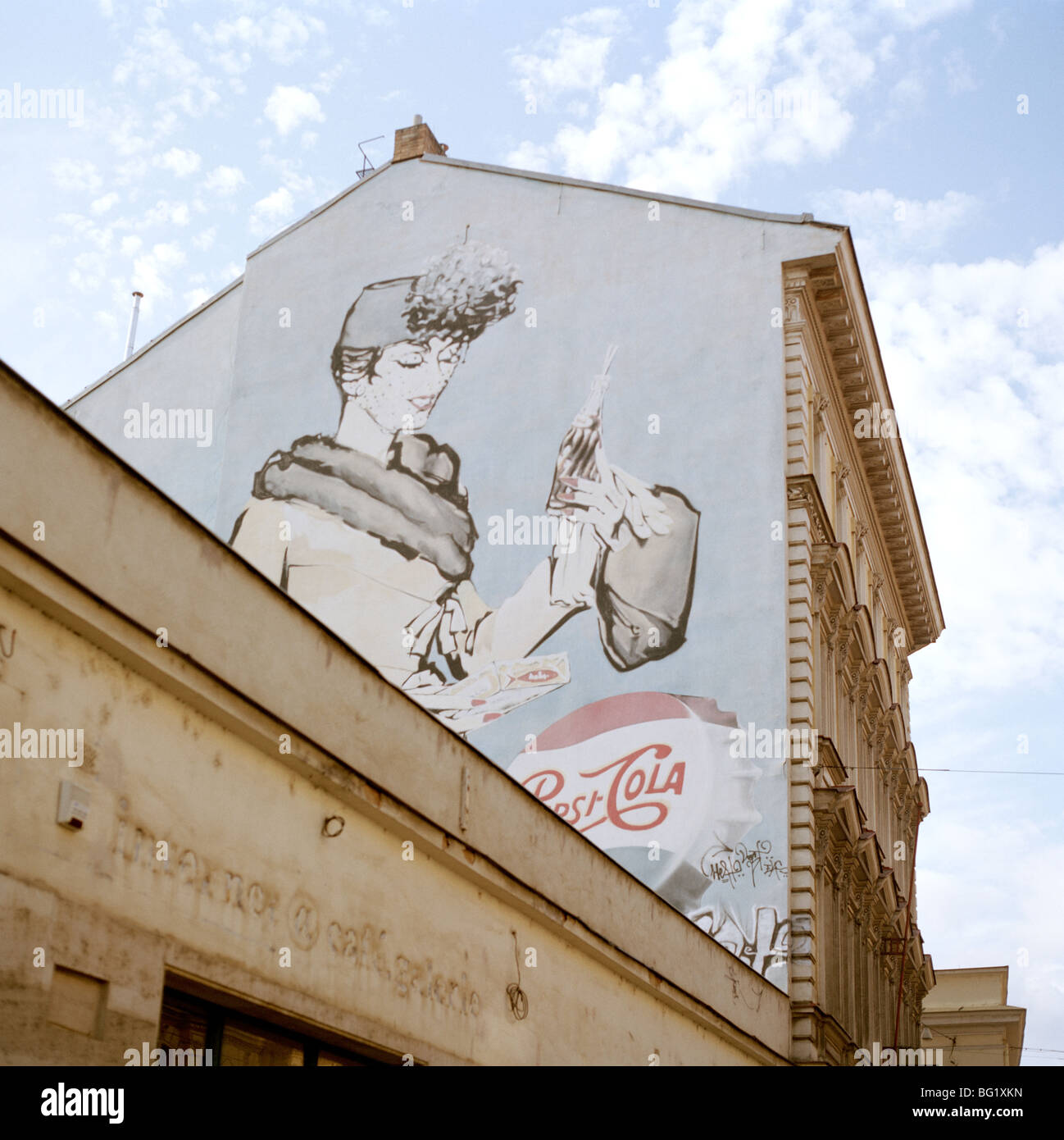 Pepsi cola billboard hi-res stock photography and images - Alamy