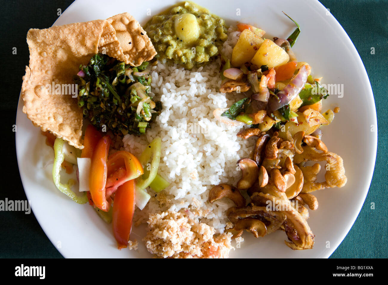 Sri Lankan Curries Stock Photo - Alamy