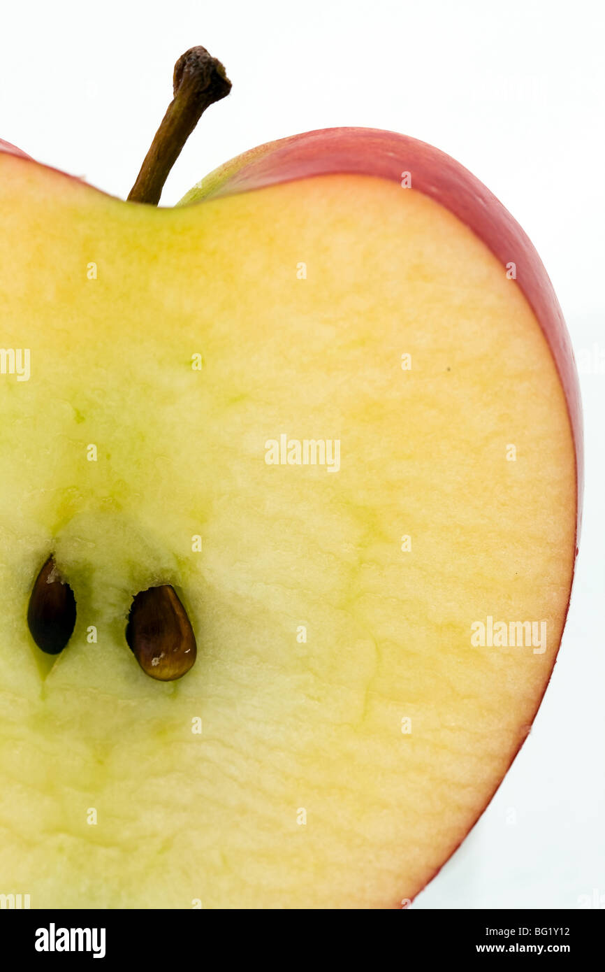 Apple stem cross section hi-res stock photography and images - Alamy