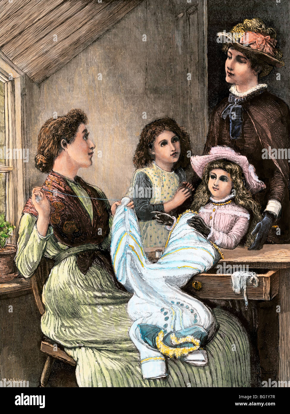 19th Century Women At Home