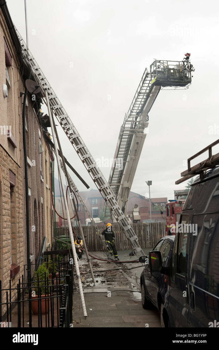 Fire ladders hi-res stock photography and images - Alamy