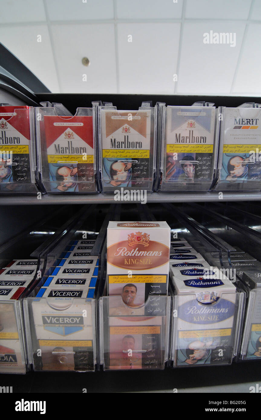 Anti smoking campaign in Egypt on cigarette boxes Stock Photo - Alamy