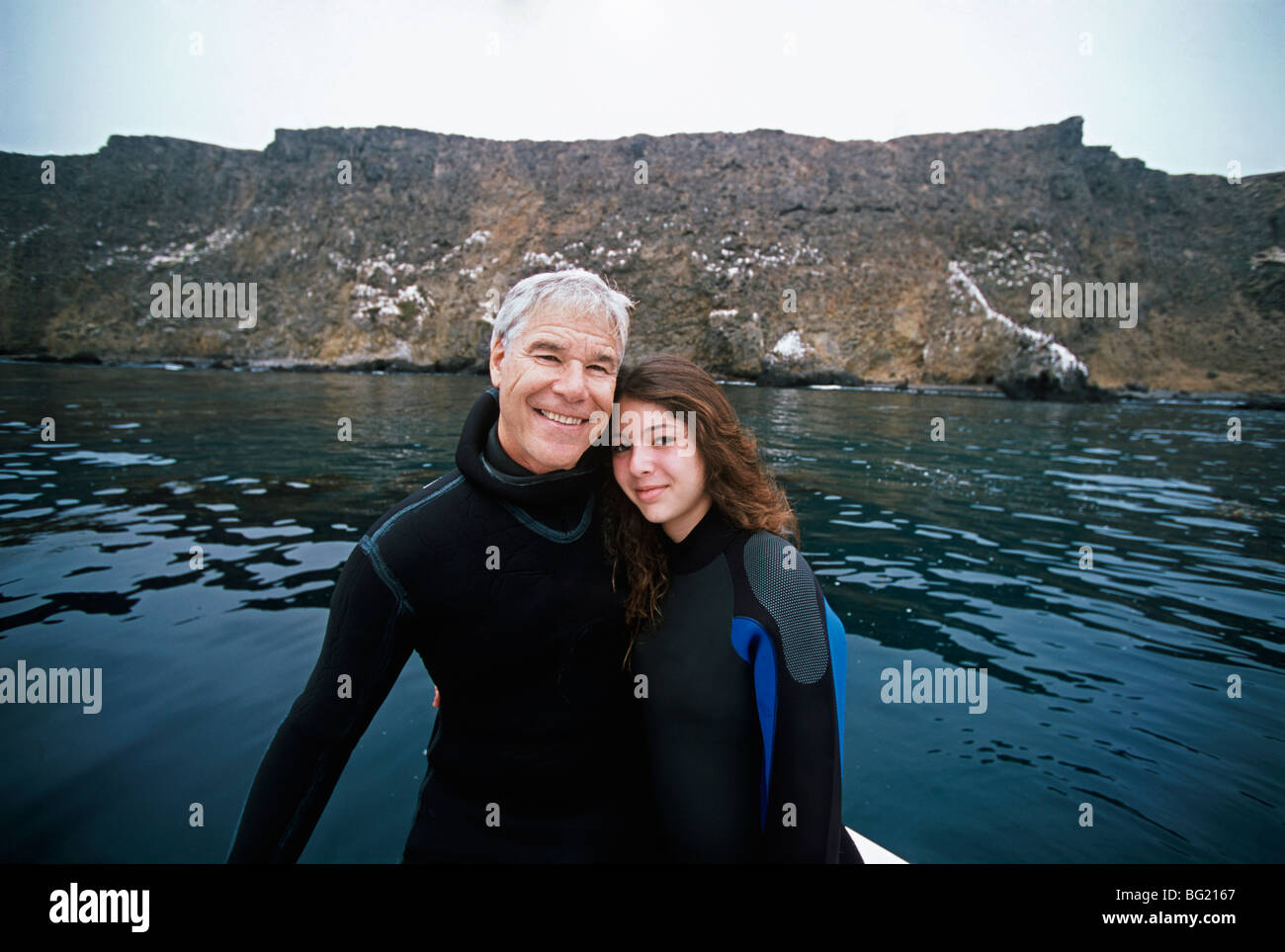 Terry and Daughter Marisa Maas (age 13). Anacapa Island, CA - Pacific ...