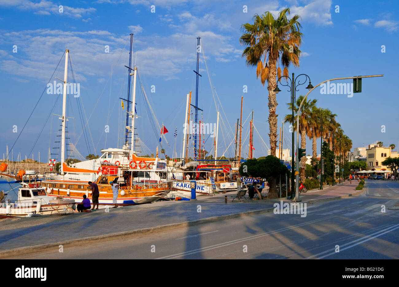 Kos island harbour hi-res stock photography and images - Alamy