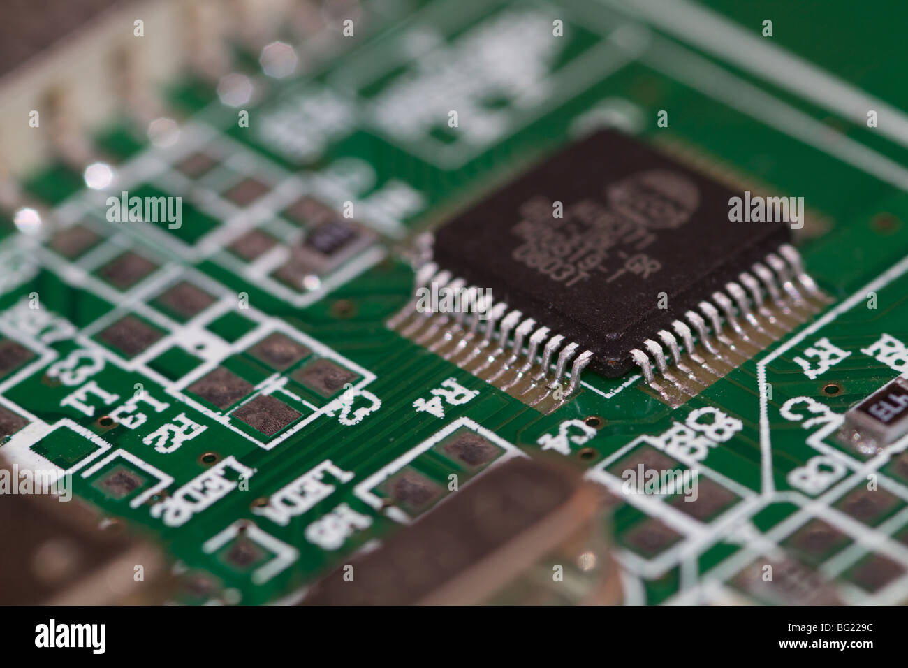 Circuit board of a card reader Stock Photo - Alamy