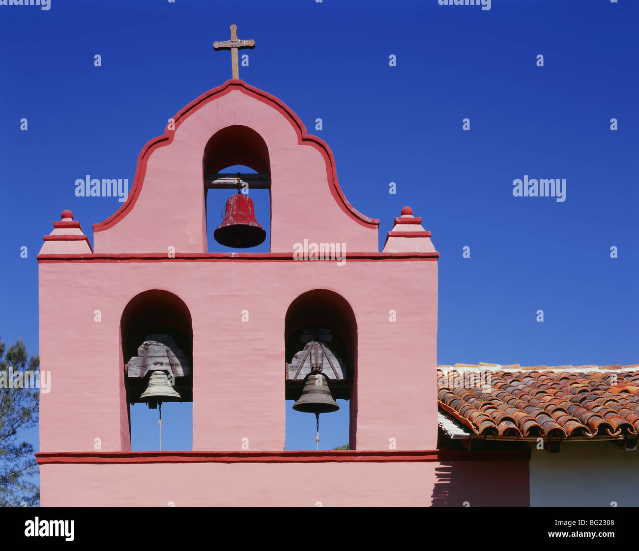 CALIFORNIA - Bell tower at Mission la Purisima in La Purisima Mission ...