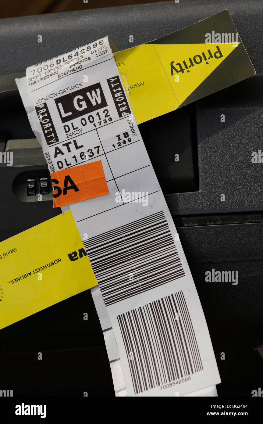 Baggage identification hi-res stock photography and images - Alamy