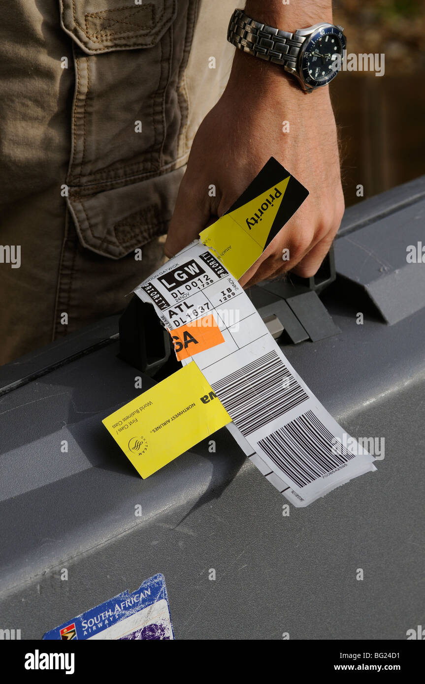 Airline Luggage Tag Stock Photos & Airline Luggage Tag Stock Images - Alamy