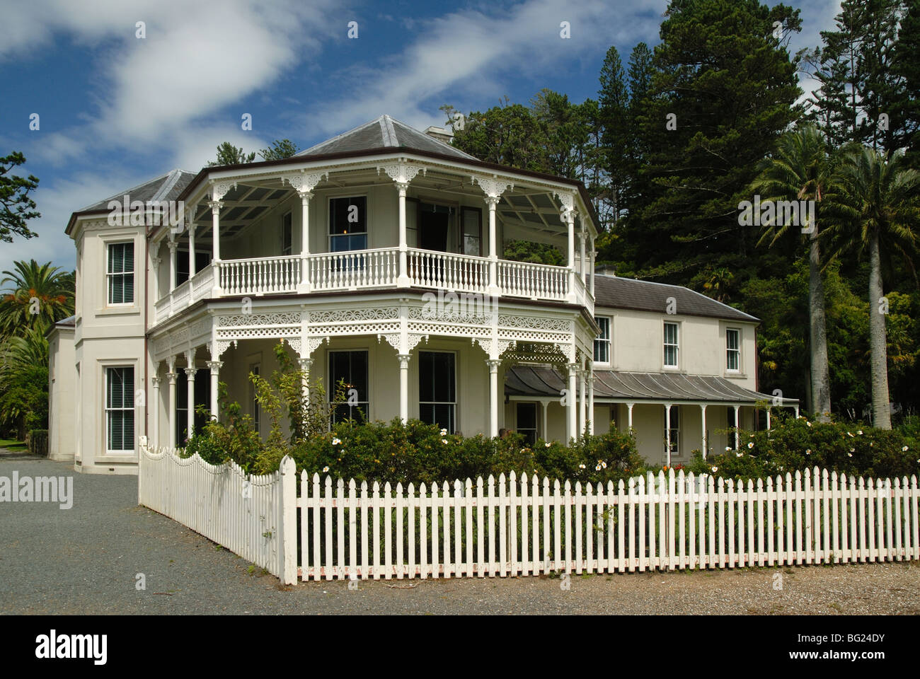 Mansion House, Kawau Island, New Zealand Stock Photo - Alamy