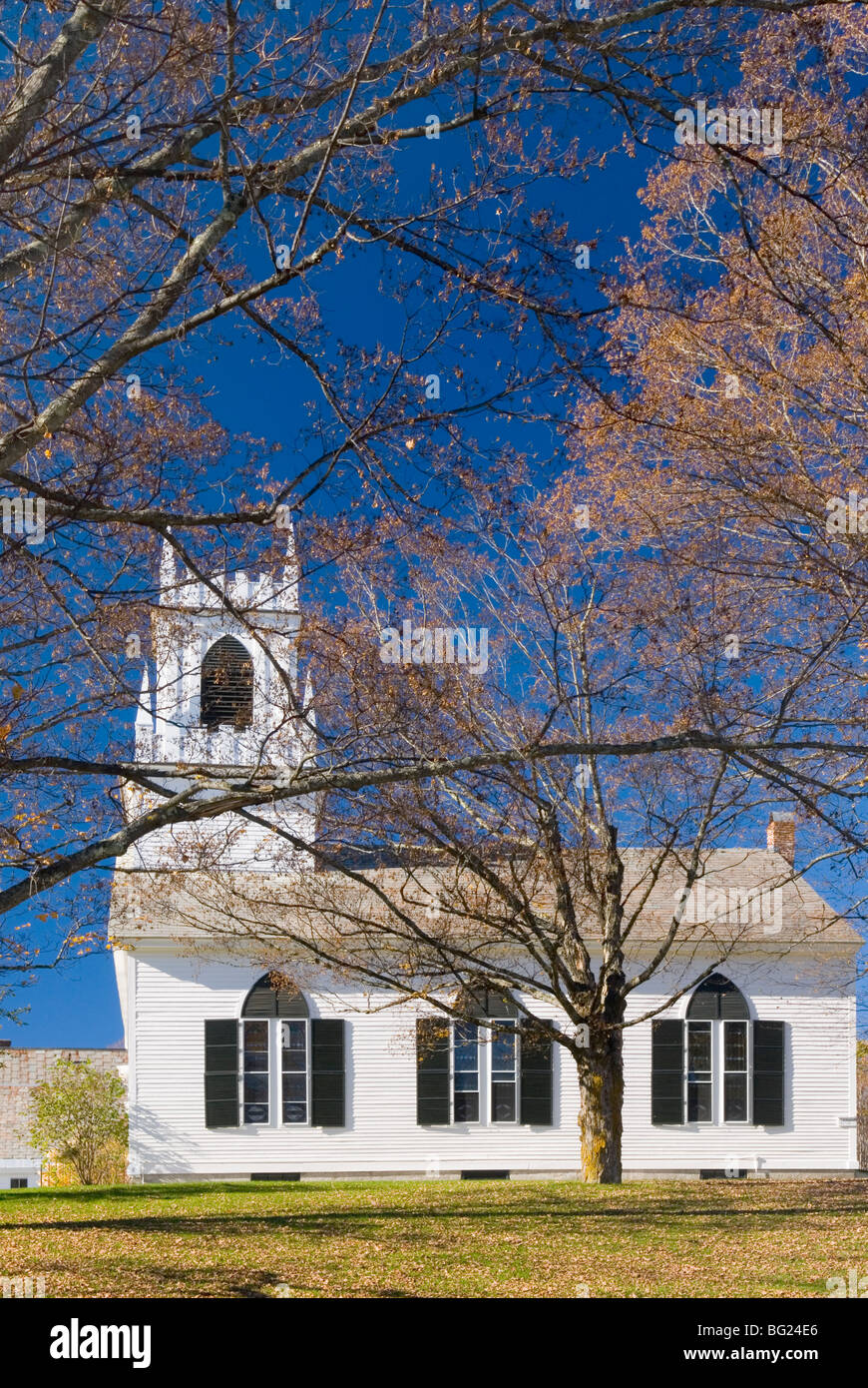 Church in Landgrove Vermont USA Stock Photo - Alamy
