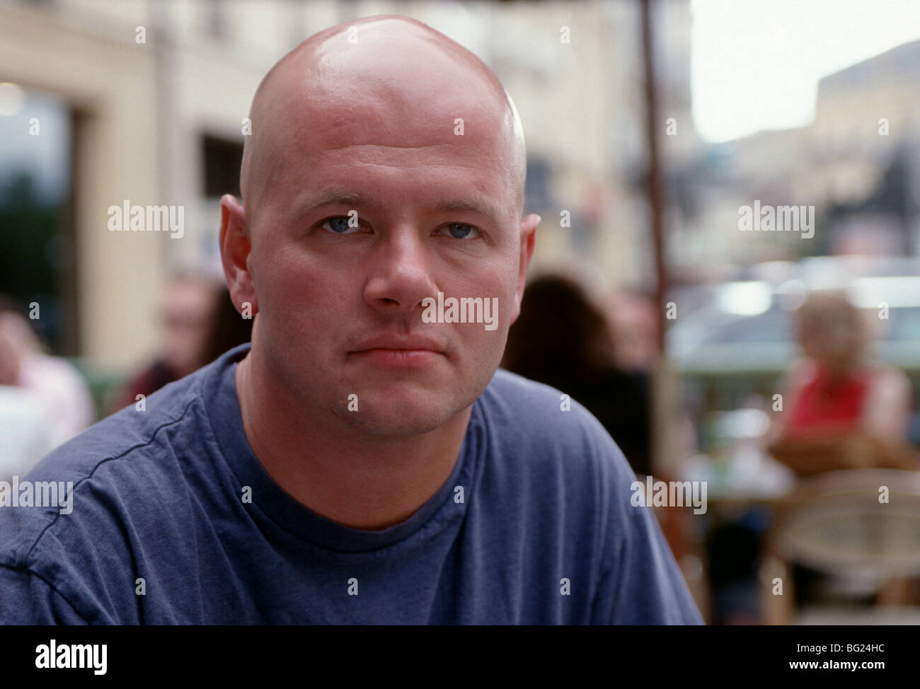 Skinhead bald head hi-res stock photography and images - Alamy