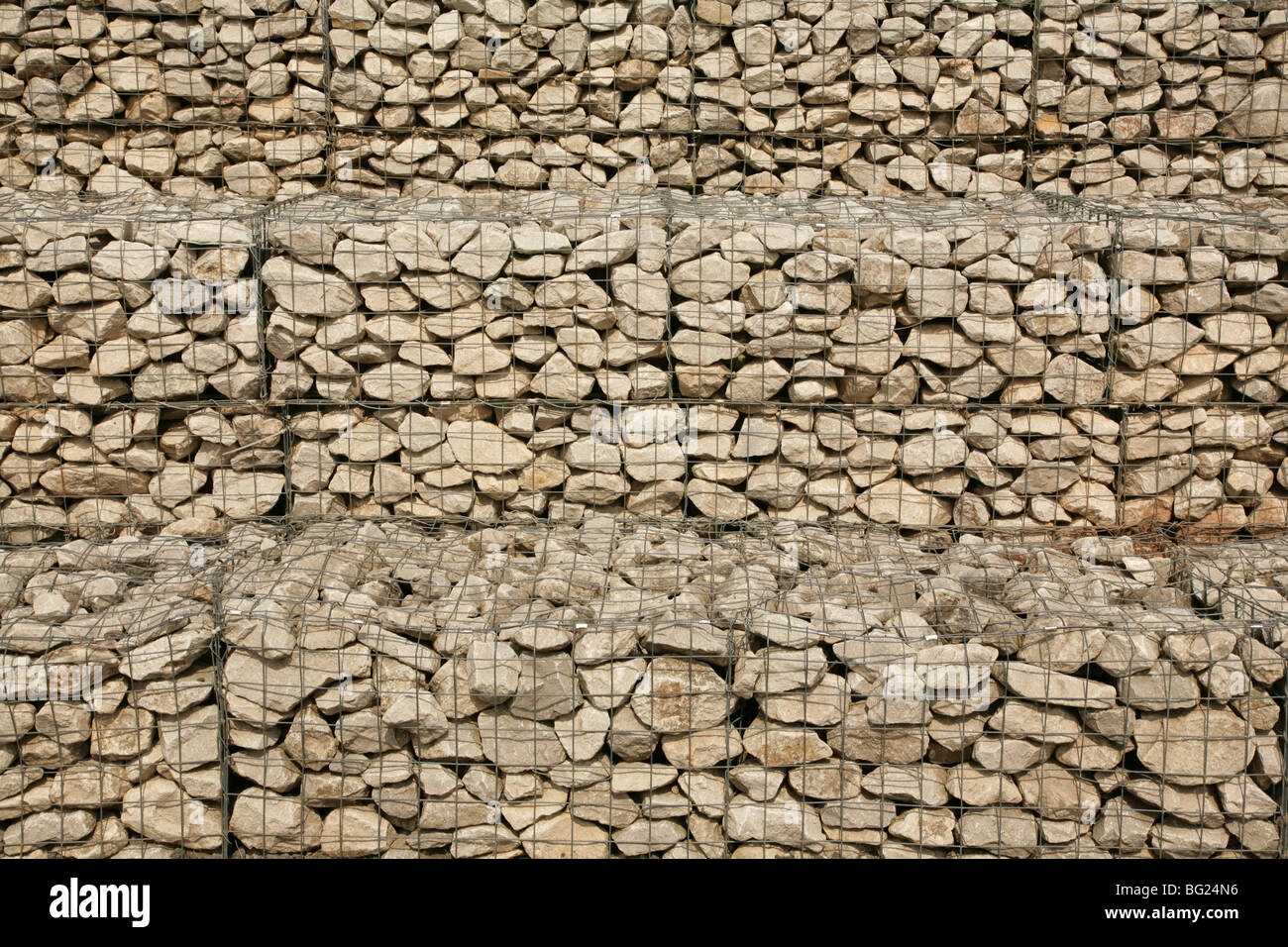 Rock filled wire gabions Stock Photo - Alamy