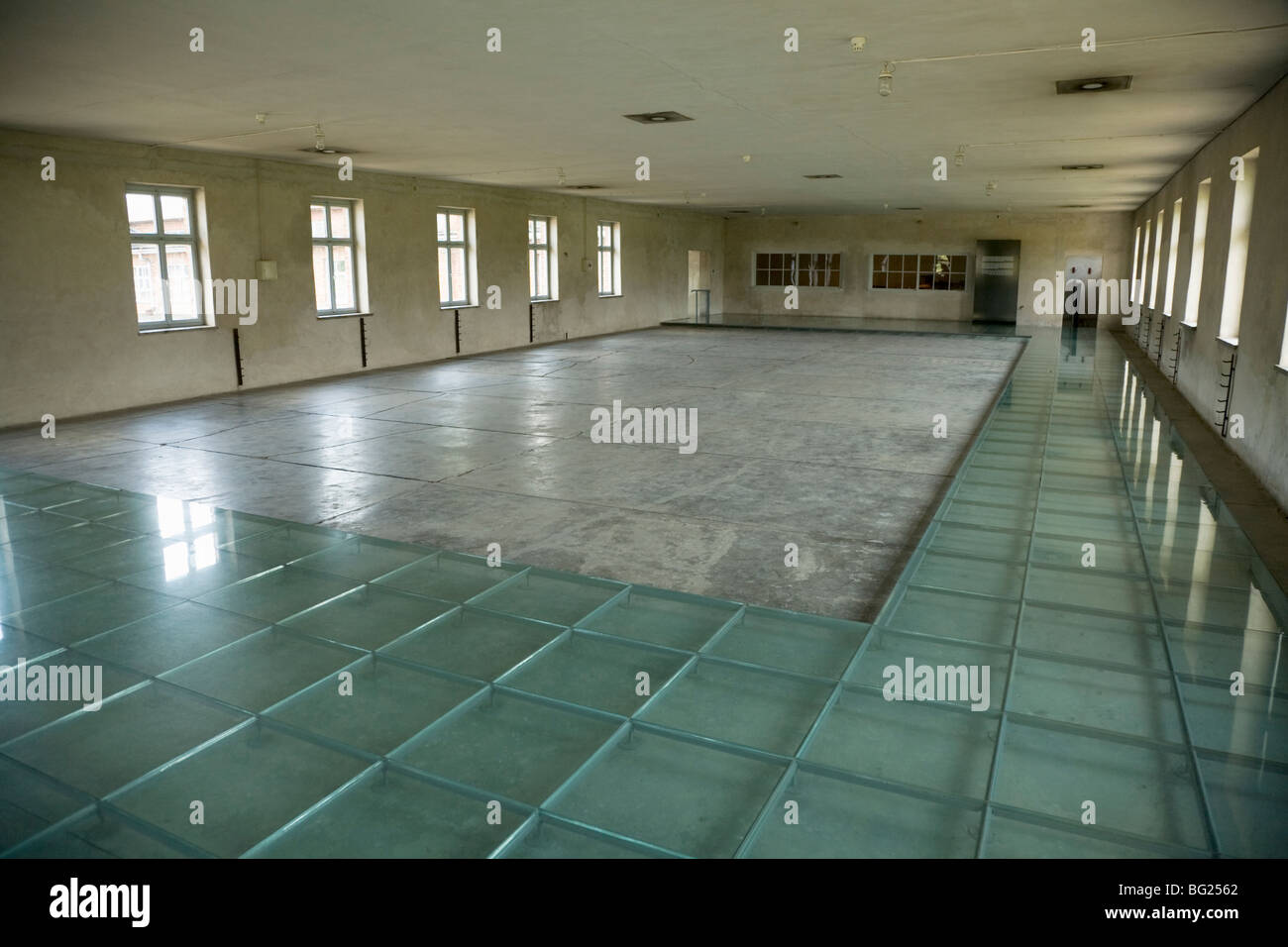 Reception room (see description box) in the buildings of Auschwitz II ...
