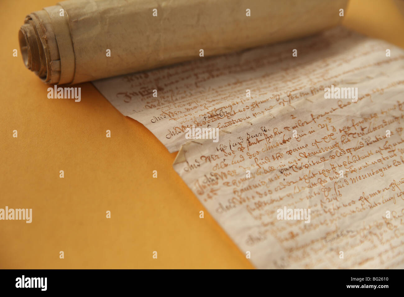 Old document hi-res stock photography and images - Alamy