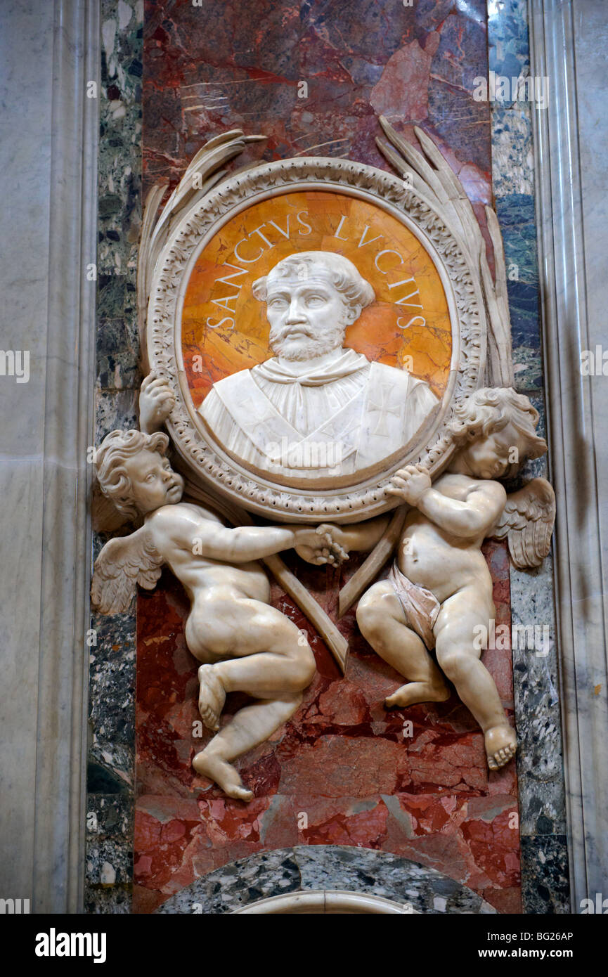 Baroque decorations of the Interior of St Peter's, The Vatican, Rome ...