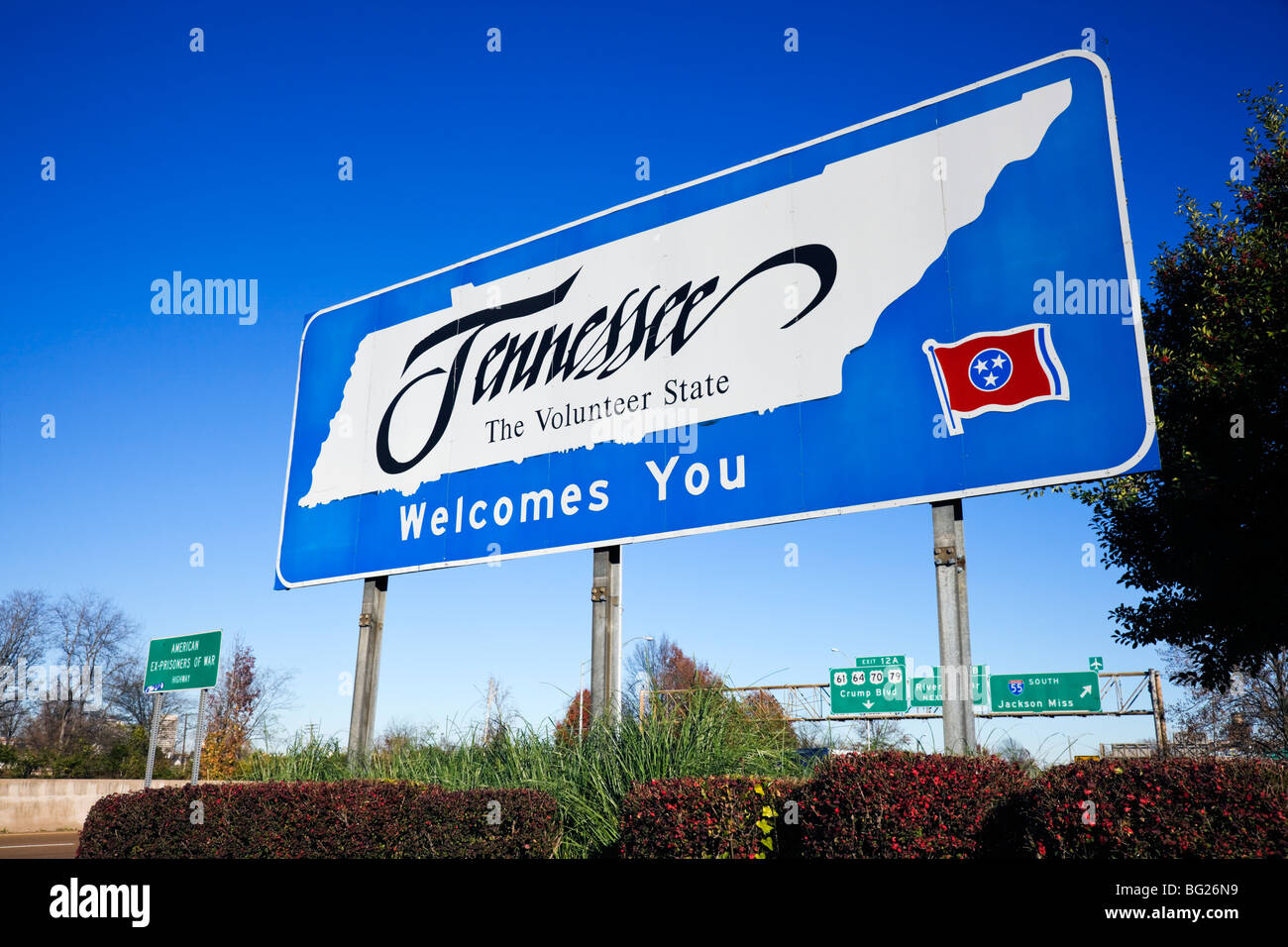 Tennessee State Welcome Sign High Resolution Stock Photography and ...