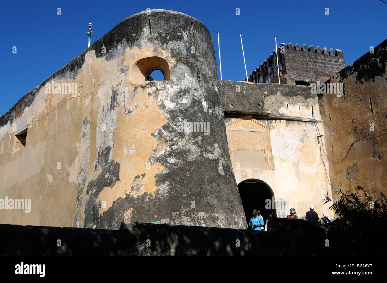 Fort Jesus entrance, Old Town, Mombasa, Kenya Stock Photo - Alamy