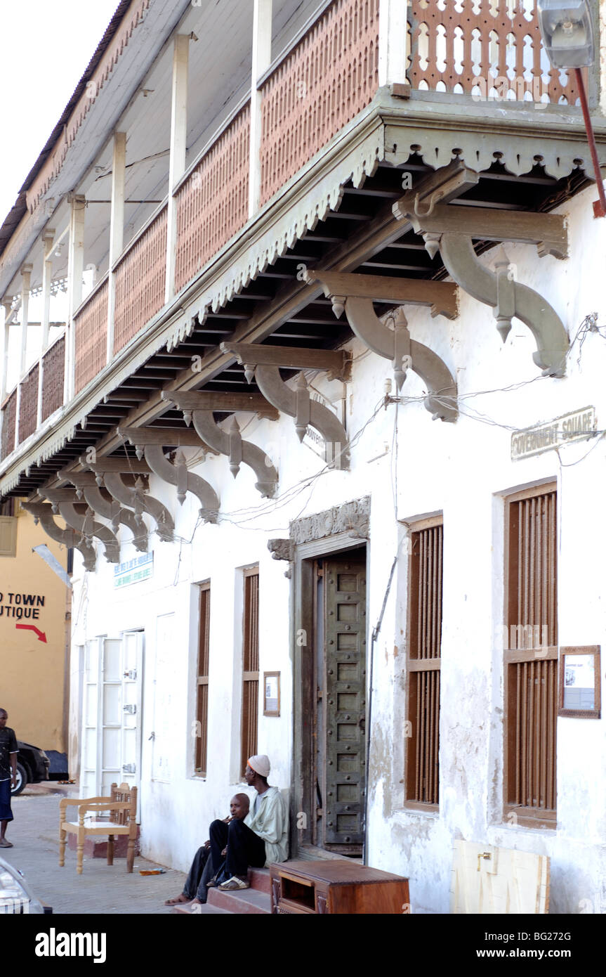 building in Government Square, Old Town, Mombasa, Kenya Stock Photo - Alamy