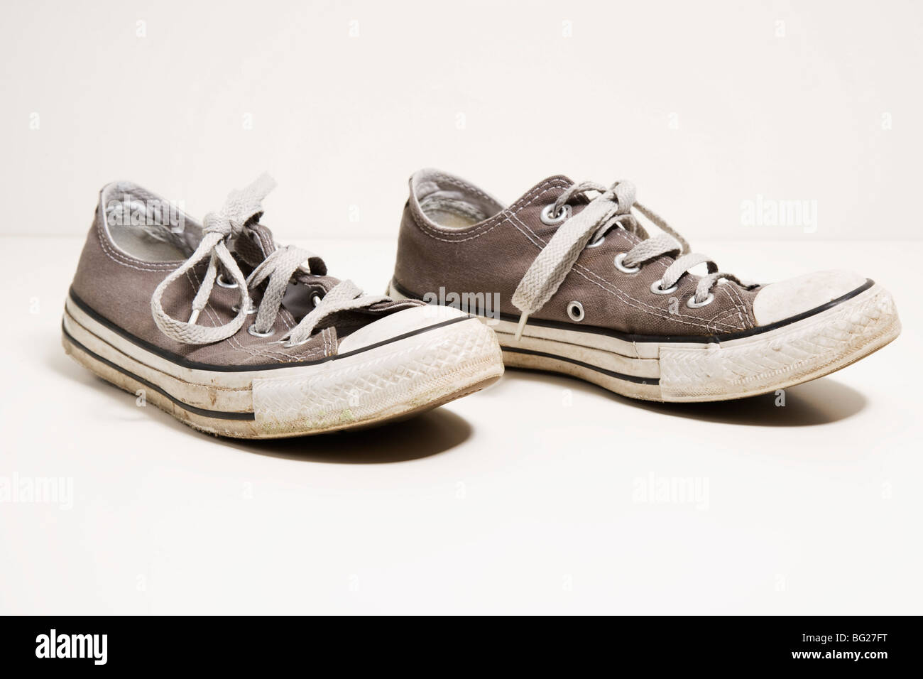 Grey gray trainers sneakers hi-res stock photography and images - Alamy