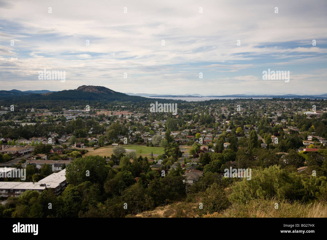 View from Mount Tolmie, Victoria, British Columbia, Canada Stock Photo ...