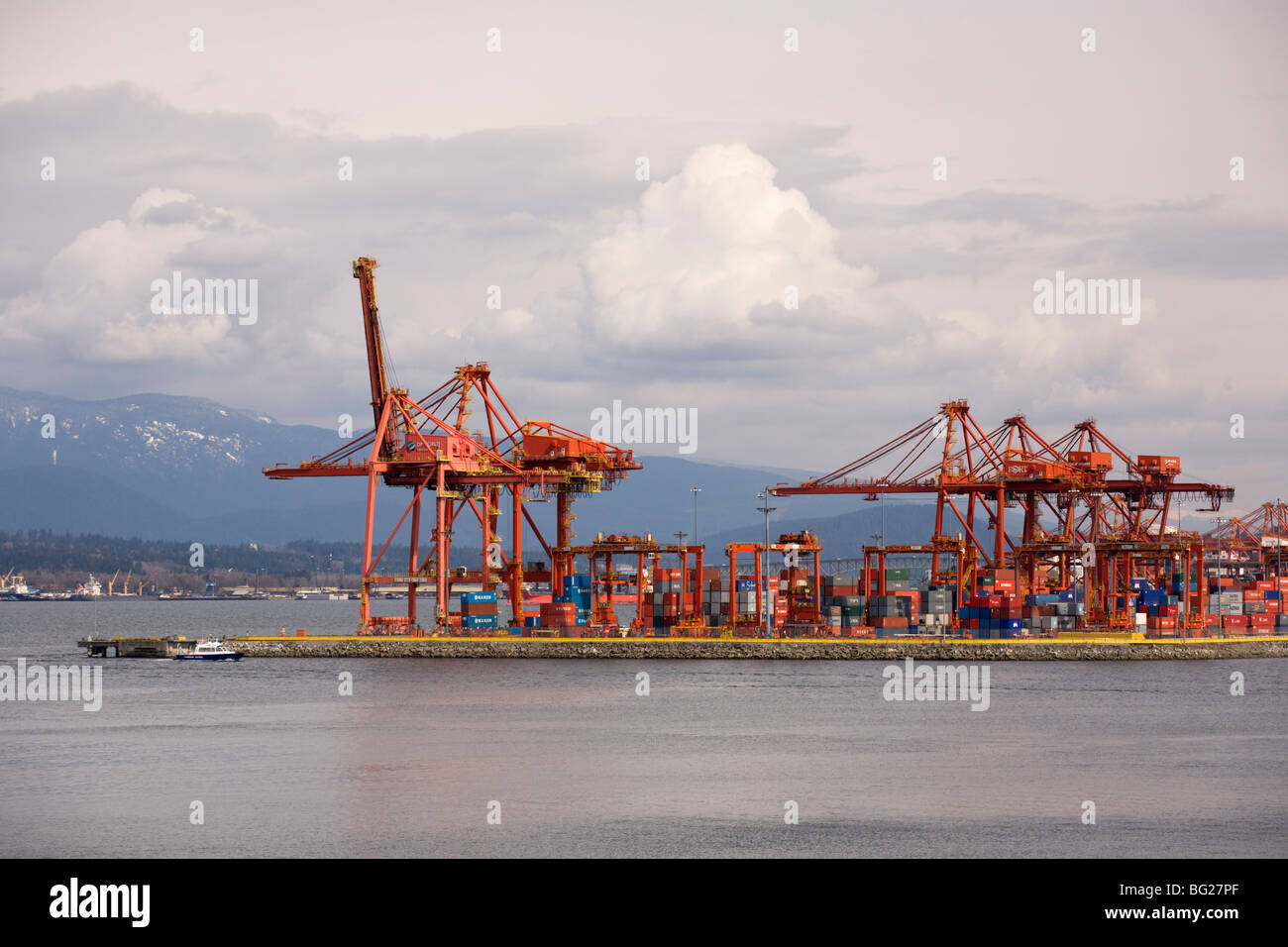 Centerm Container Terminal, Port of Vancouver, Vancouver, British ...
