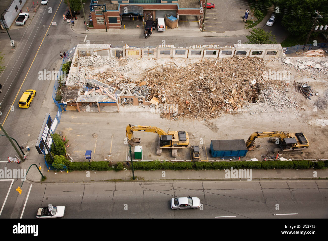 Aerial demolition High Resolution Stock Photography and Images - Alamy