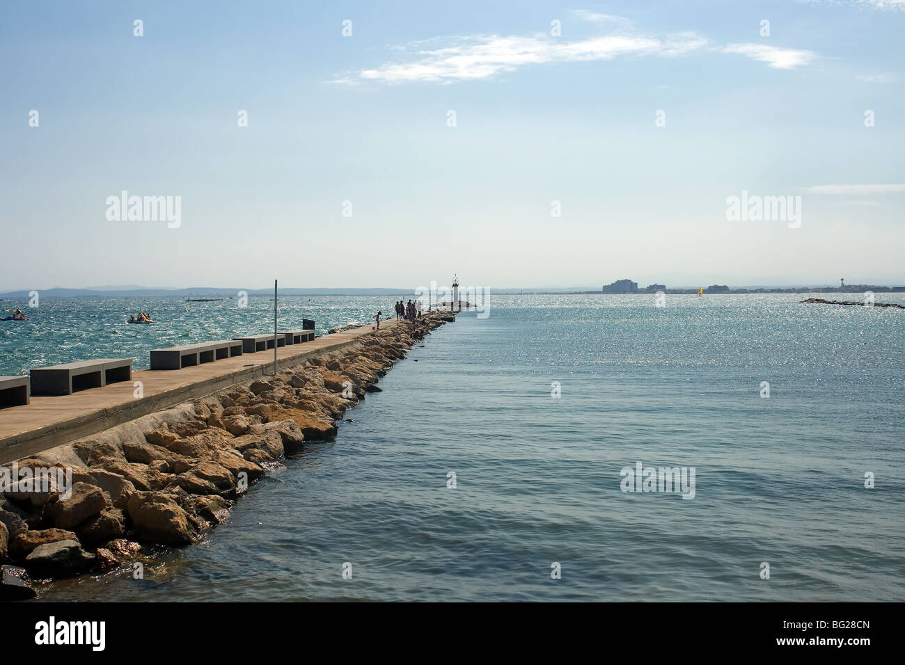 jetty in the sea Stock Photo - Alamy