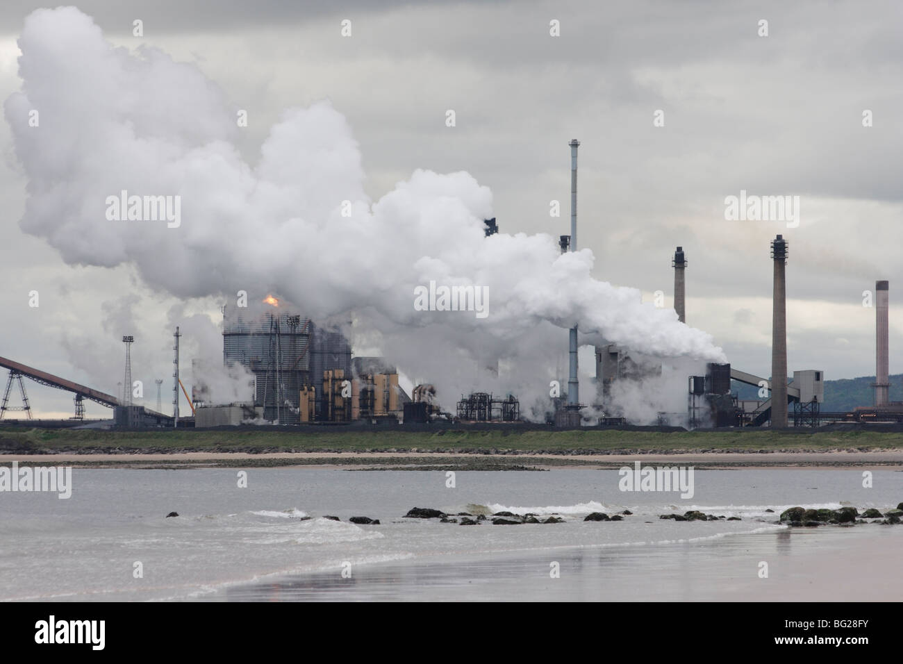 Redcar SSI steelworks blast furnace and coke ovens. Redcar, north east ...