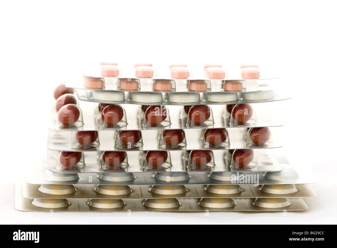 Pile of Medicine blisters Stock Photo - Alamy
