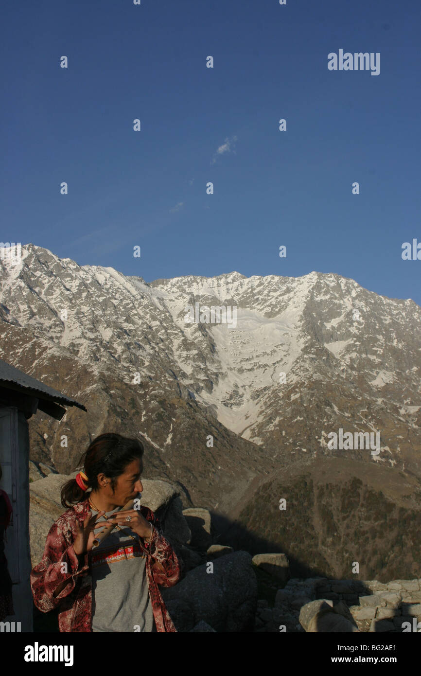 Tibetan flute hi-res stock photography and images - Alamy