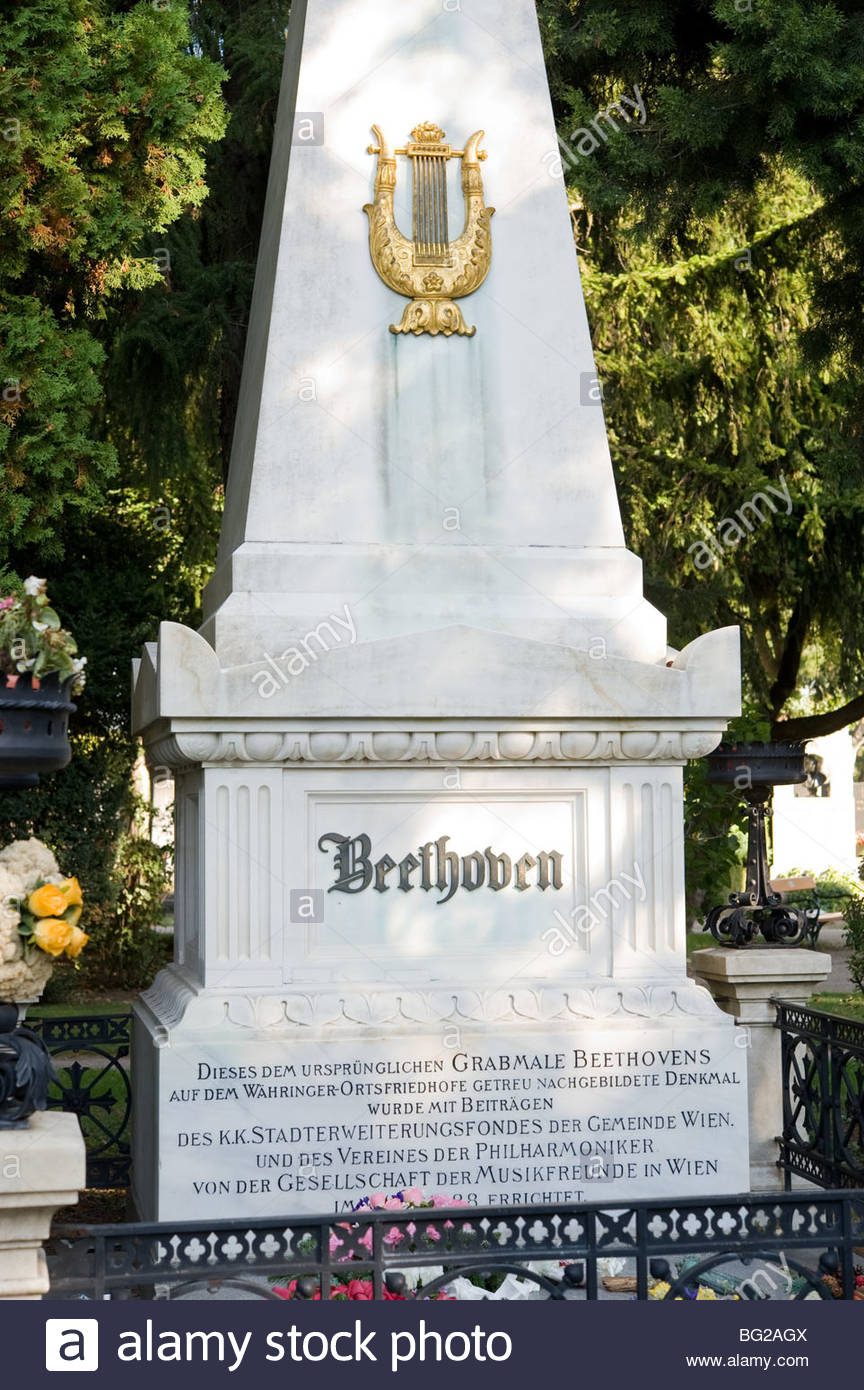 Beethoven Zentralfriedhof Cemetery High Resolution Stock Photography ...