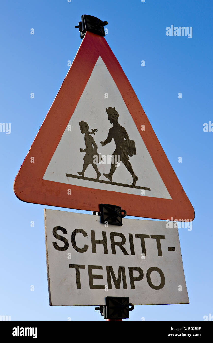 German speed limit traffic sign hi-res stock photography and images - Alamy