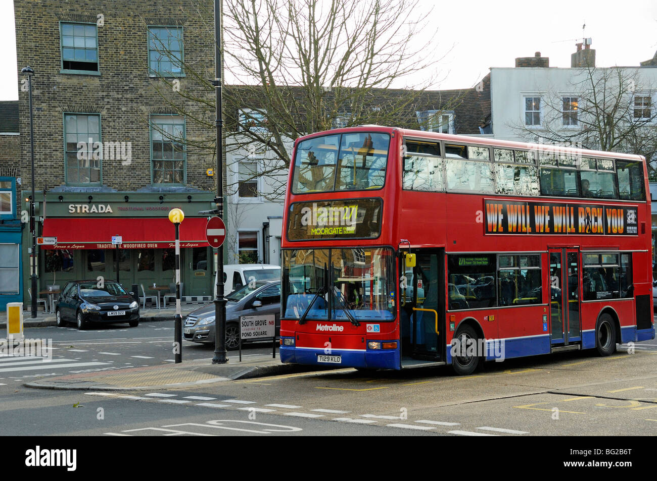 271 Bus Highgate Village London England UK Stock Photo - Alamy