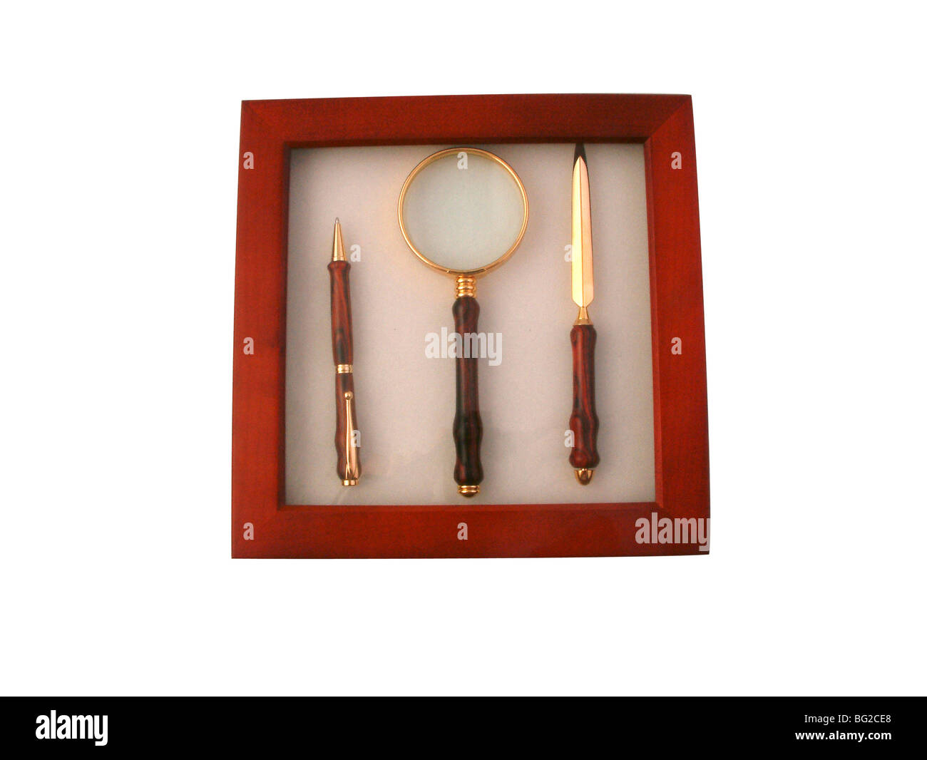 Hand desk writing pen Cut Out Stock Images & Pictures - Alamy