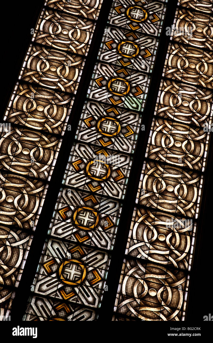 Stained Glass Window, Maria Immaculada Cathedral, Vitoria - Gasteiz ...