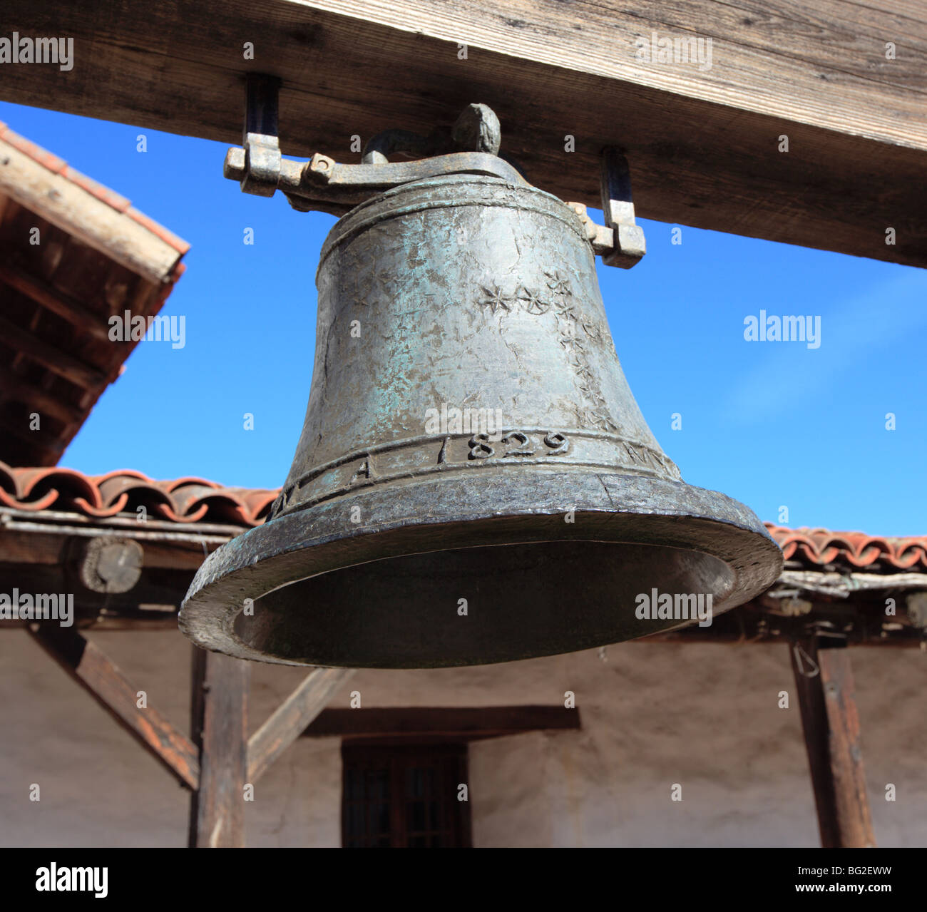 Mission Bell in Sonoma, California, USA Stock Photo - Alamy