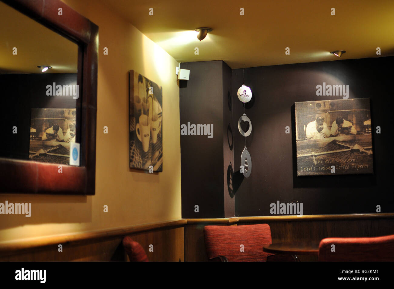interior of Costa Coffee shop Stock Photo - Alamy