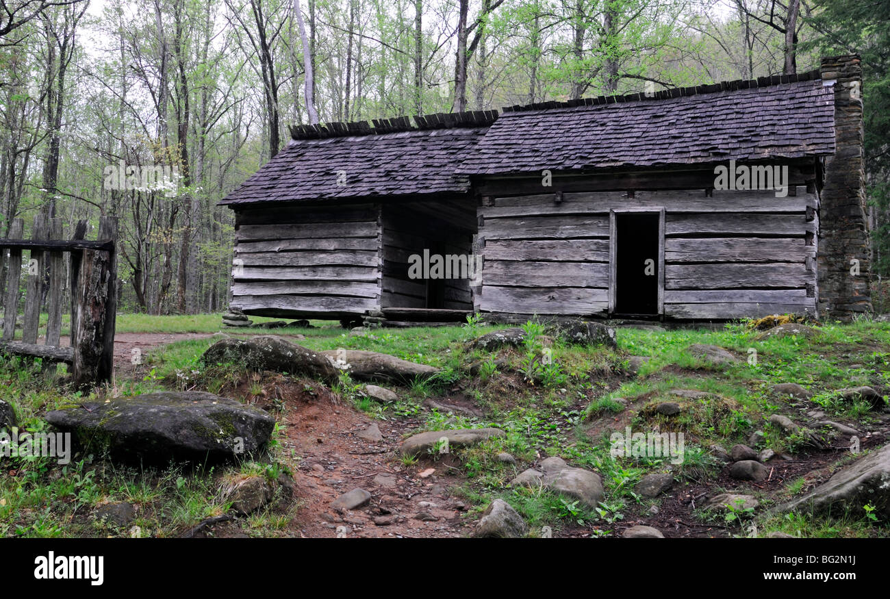 Jim Bales Place on the Roaring Fork Motor Nature Trail spring white ...