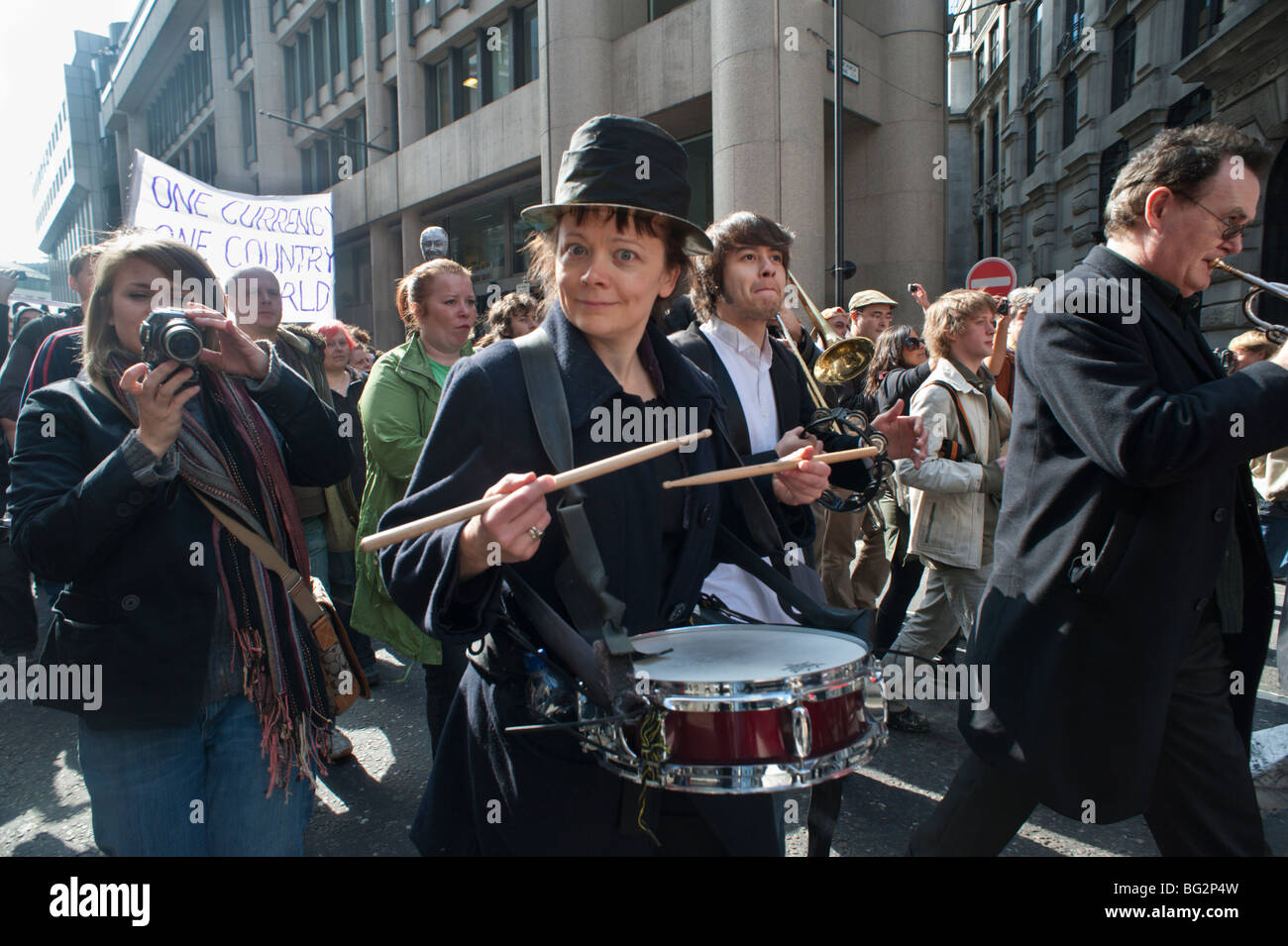 G20 Meltdown 'carnival against capitalism', with four marches led by ...