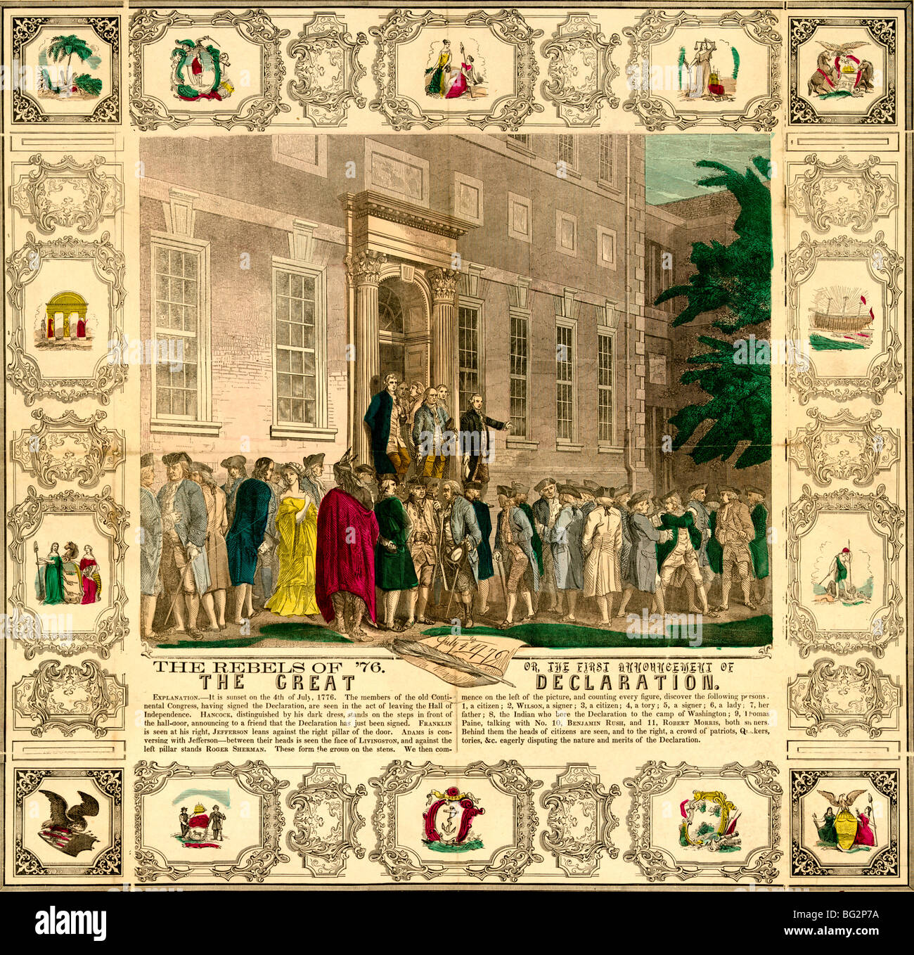 Signers declaration independence hi-res stock photography and images ...