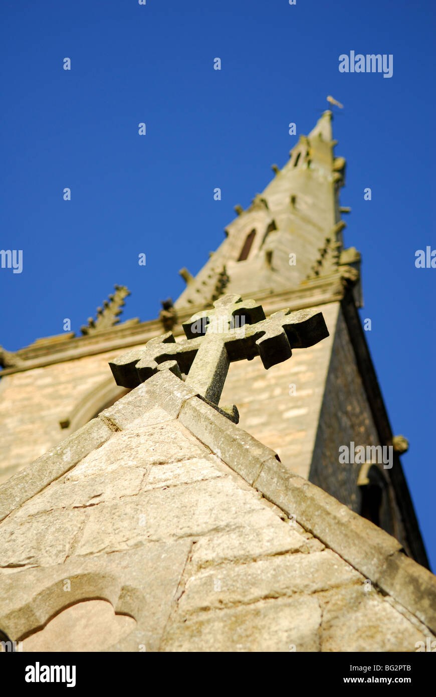 Cross spire religion worship hi-res stock photography and images - Alamy